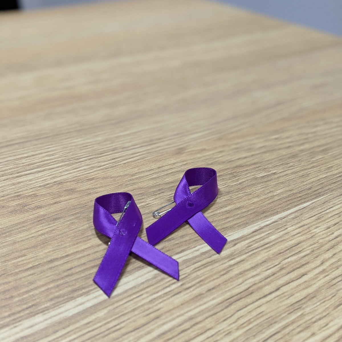 Pancreatic Cancer Awareness Ribbon - Cloth with Pin – Pancare Foundation